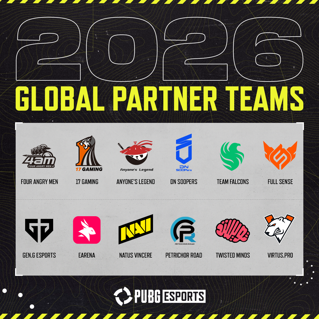PUBG partner teams for 2026 announced – NAVI included in the list