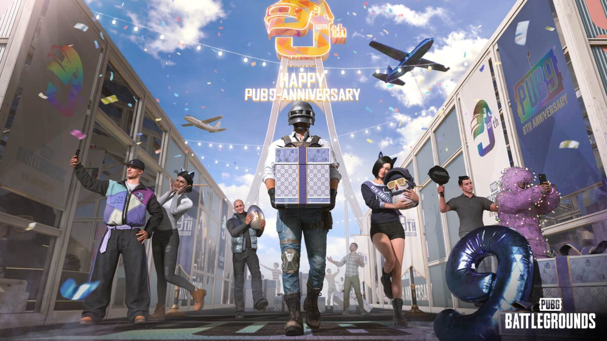 PUBG celebrates its 9th anniversary with new in-game events