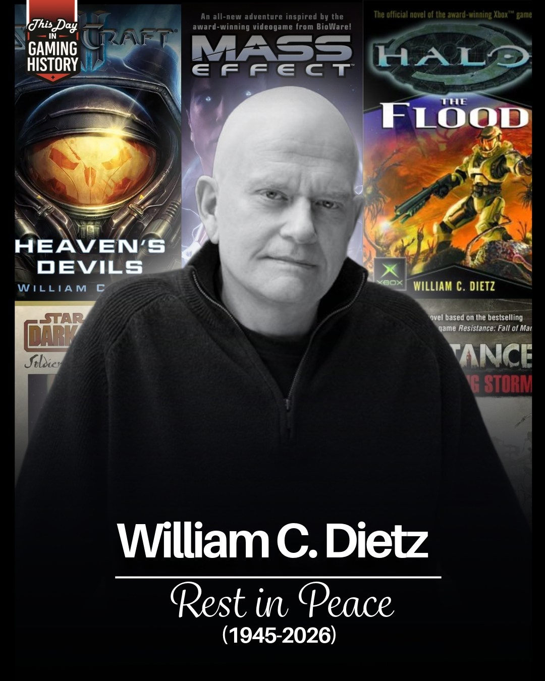 Halo Author William C. Dietz Has Passed Away